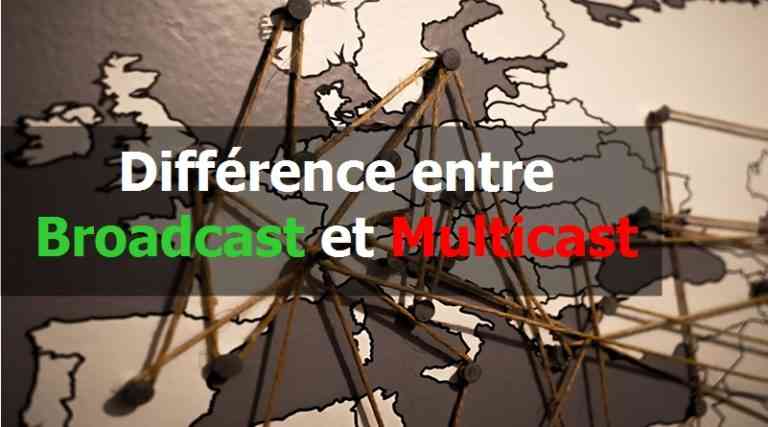 Différence entre Broadcast et Multicast - WayToLearnX