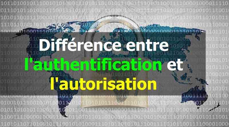 Différence entre l'authentification et l'autorisation - WayToLearnX