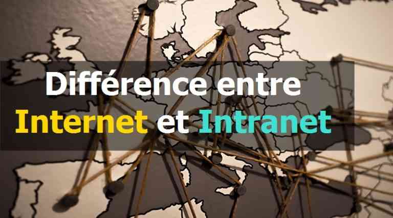 Différence entre Internet et Intranet - WayToLearnX