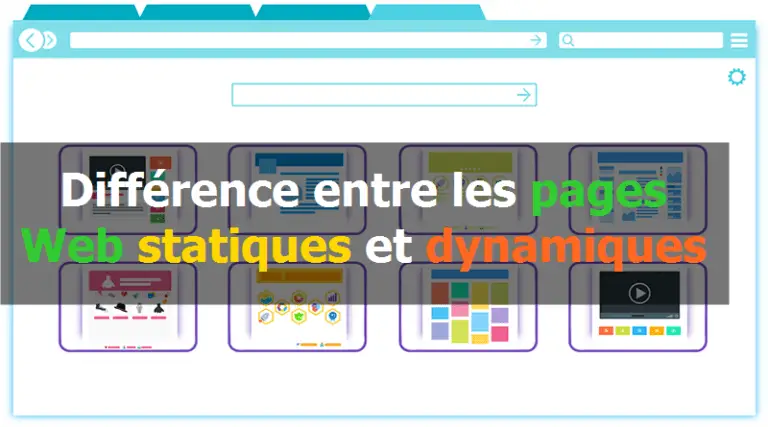 Différence entre les pages Web statiques et dynamiques - WayToLearnX