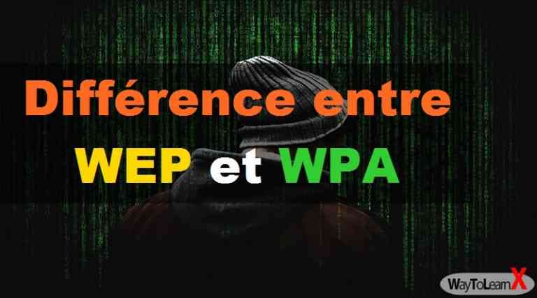 Différence entre WEP et WPA - WayToLearnX