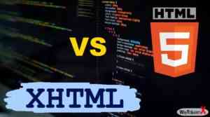 Différence entre HTML5 et xHTML - WayToLearnX
