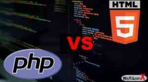 Différence entre PHP et HTML - WayToLearnX