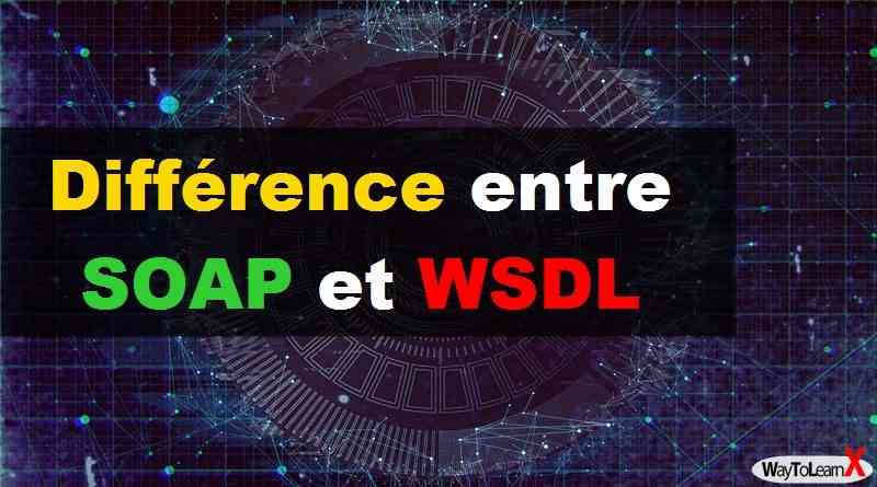 Différence entre SOAP et WSDL - WayToLearnX