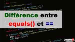 Différence entre equals() et == en Java - WayToLearnX