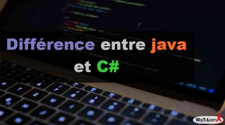 Différence entre Swift et Java - WayToLearnX Différence entre Swift et Java - WayToLearnX