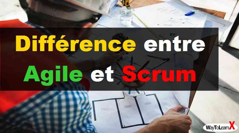 Différence entre Agile et Scrum - WayToLearnX