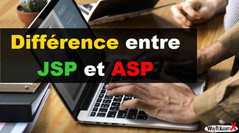Différence entre JSP et ASP - WayToLearnX