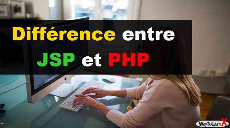 Différence entre JSP et PHP - WayToLearnX