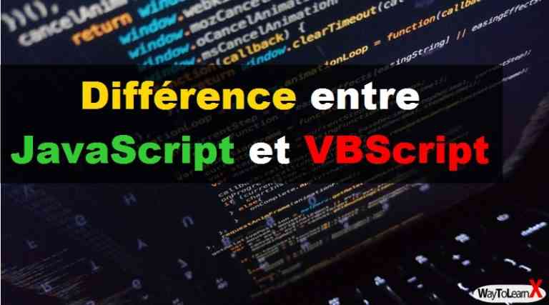 Différence entre JavaScript et TypeScript - WayToLearnX