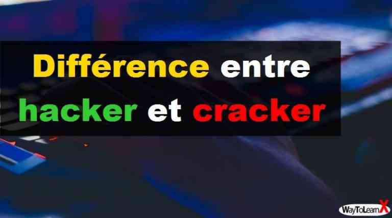 Différence entre hacker et cracker - WayToLearnX