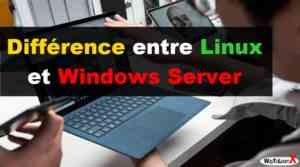 Différence entre Linux et Windows Server - WayToLearnX