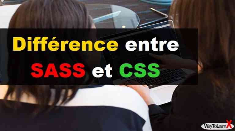 Différence entre SASS et LESS - WayToLearnX