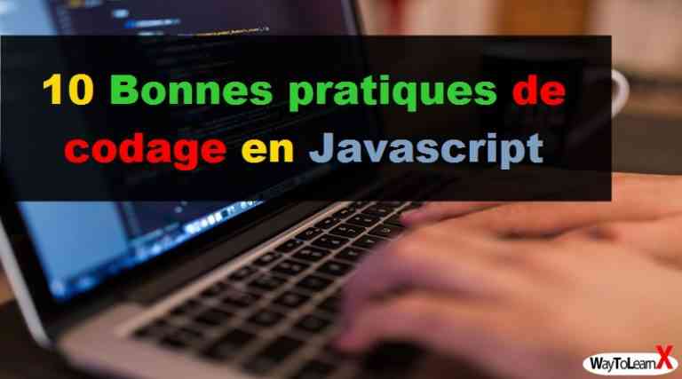QCM Javascript - Partie 1 - WayToLearnX