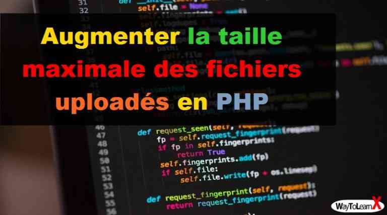 Différence entre PHP et HTML - WayToLearnX