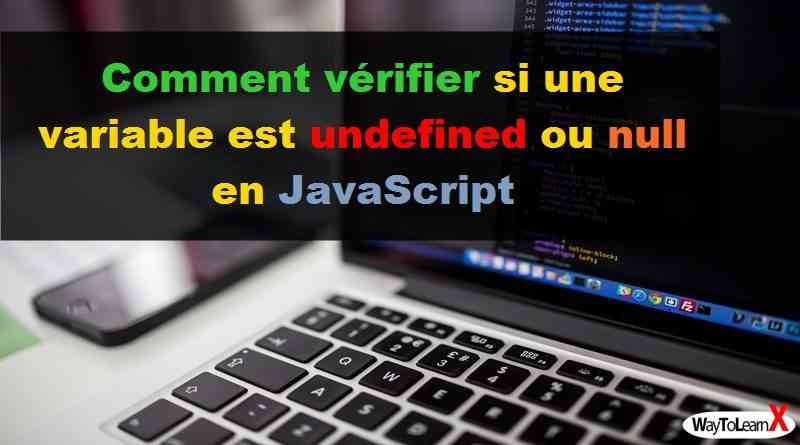 Comment vérifier si une variable est undefined ou null en JavaScript ...