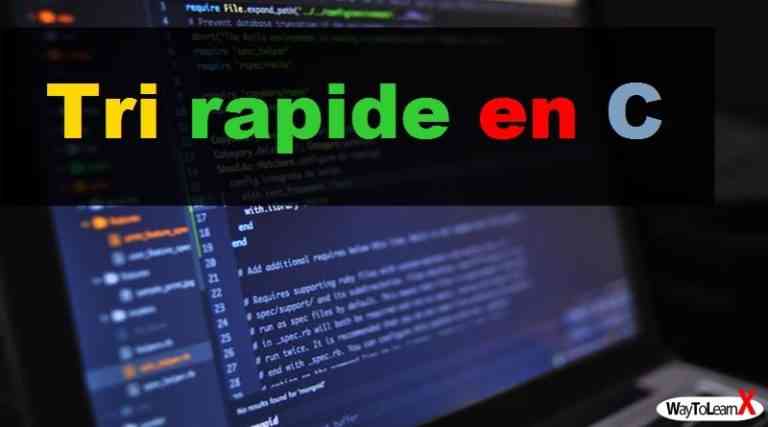 Tri par Fusion en C - WayToLearnX