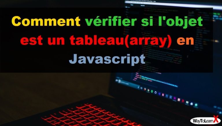 Mélanger un tableau en Javascript - WayToLearnX