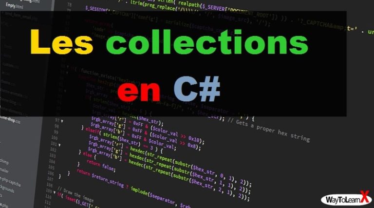Les tableaux en C# - WayToLearnX