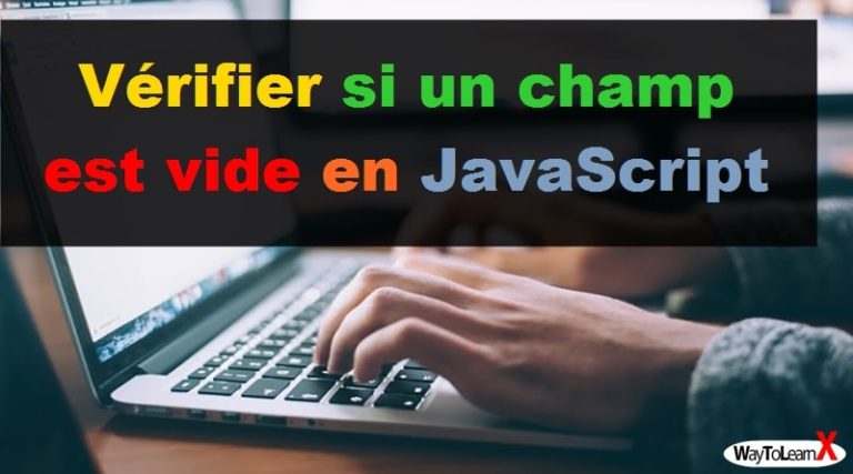 Vérifier si un champ est un nombre en Javascript - WayToLearnX