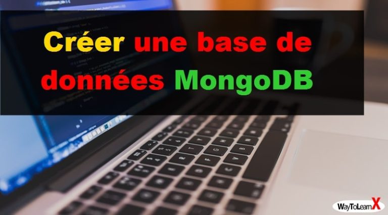 Créer une base de données MongoDB - WayToLearnX
