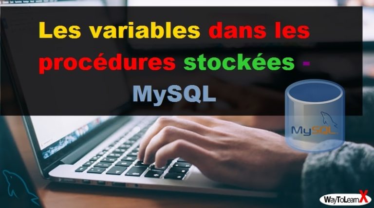 Procédure stockée avec des paramètres - MySQL - WayToLearnX