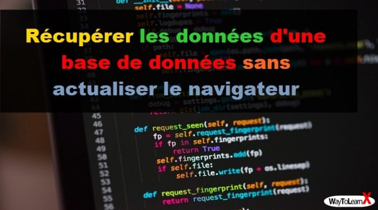 Connecter A Une Base De Donnée Oracle Avec Php Waytolearnx