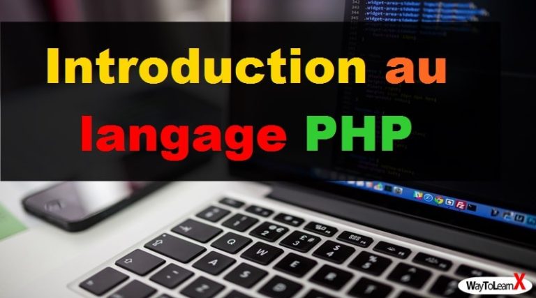 Introduction au langage PHP - WayToLearnX