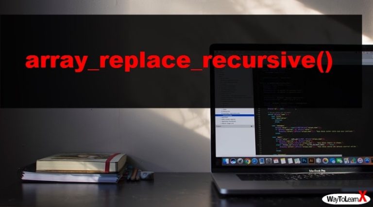 PHP array_replace() - WayToLearnX