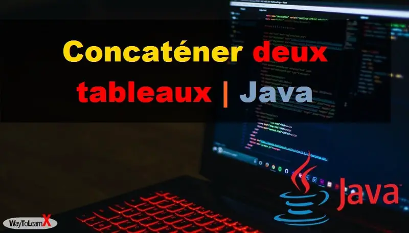 Concaténer deux tableaux | Java - WayToLearnX