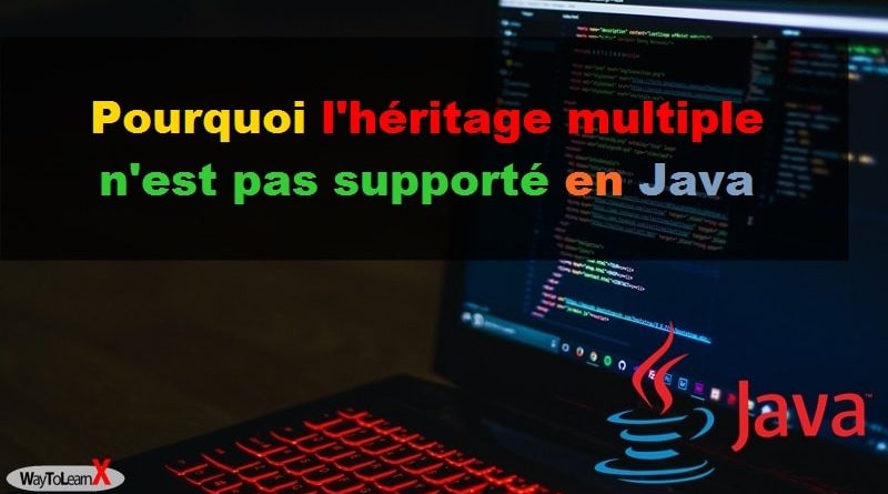 Pourquoi l'héritage multiple n'est pas supporté en Java - WayToLearnX