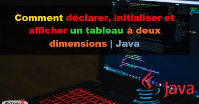 Tableaux à deux dimensions en Java - WayToLearnX