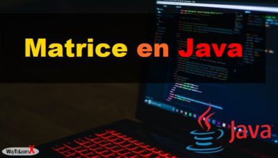 Remplir et afficher une matrice en Java - WayToLearnX