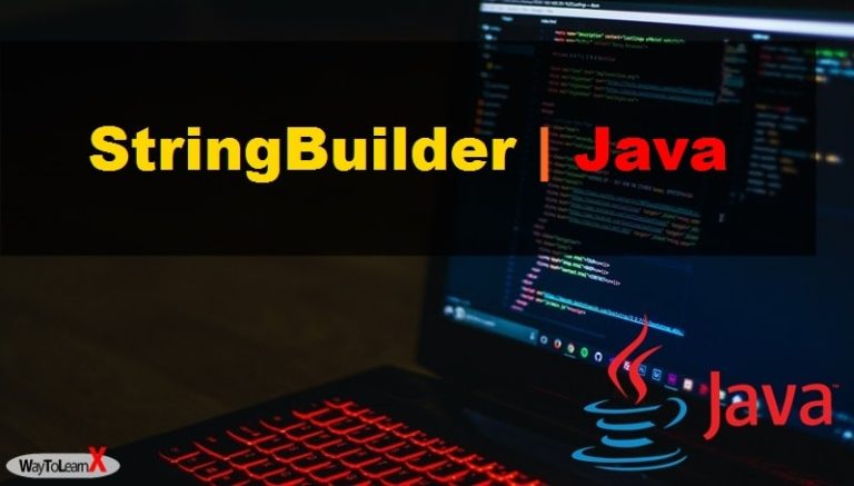 Stringbuffer Java Waytolearnx