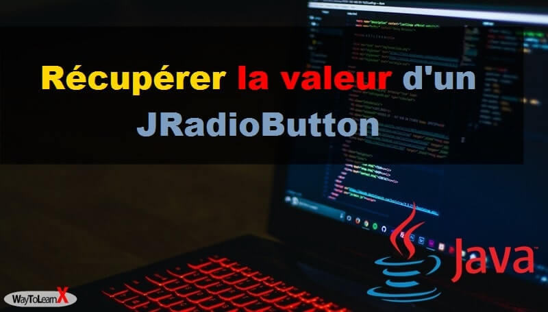 Récupérer la valeur d'un JRadioButton - Swing Java - WayToLearnX