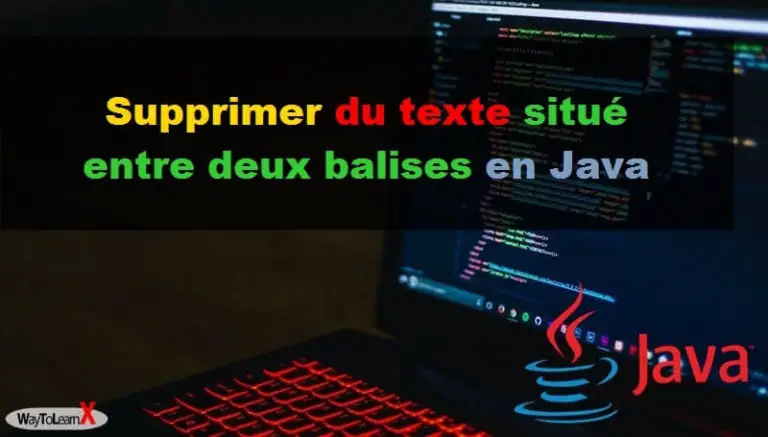 Récupérer du texte entre des parenthèses en Java - WayToLearnX
