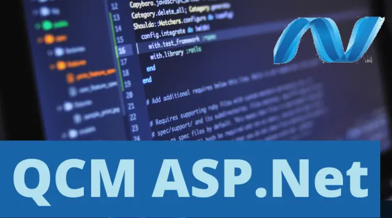 QCM ASP.Net Corrigé - Partie 2 - WayToLearnX