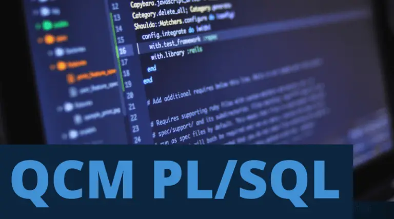 QCM PL/SQL Corrigé - Partie 4 - WayToLearnX