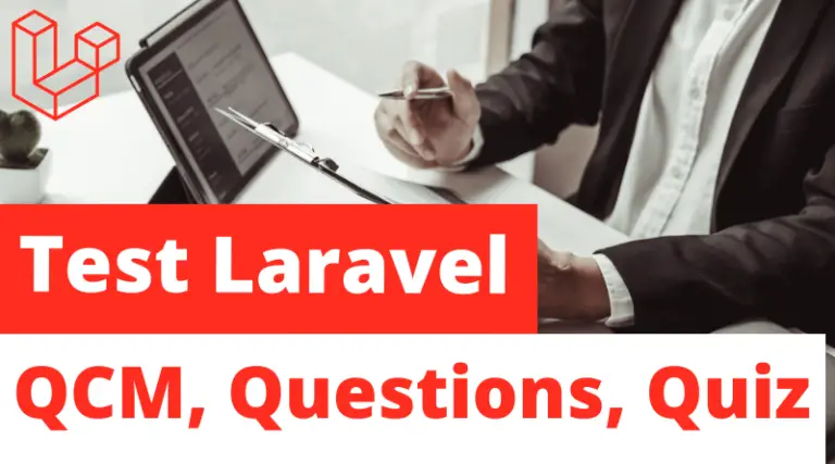 Test Laravel | QCM, Questions, Quiz - Partie 1 - WayToLearnX