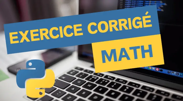 Exercice Python Corrigé - WayToLearnX