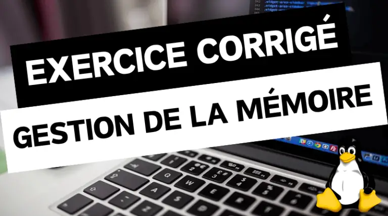 Exercice Corrigé - Gestion de la mémoire - Partie 2 - WayToLearnX